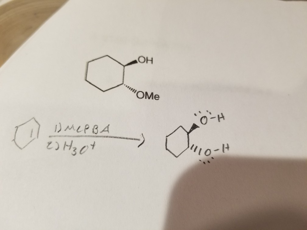 Solved Starting with cyclohexene and using any other | Chegg.com