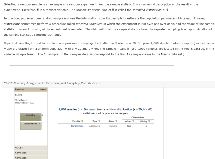 Solved Selecting a random sample is an example of a random | Chegg.com