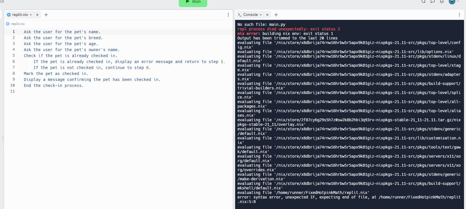 Solved 1. Your supervisor has provided you with the Pet BAG | Chegg.com