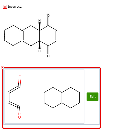 Solved Draw the starting materials (diene and dienophile) | Chegg.com