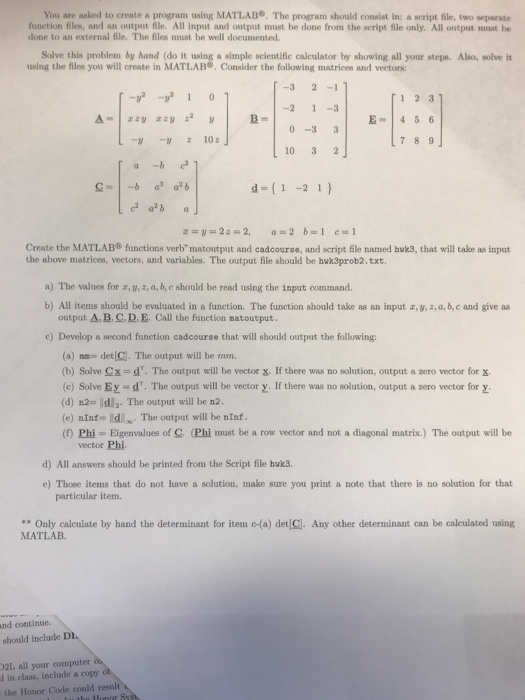 Solved 2 creating a vector of evenly spaced points in a | Chegg.com