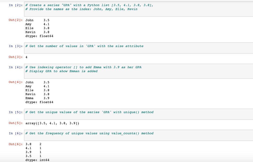 Solved Suppose to be done in python related to pandas and | Chegg.com
