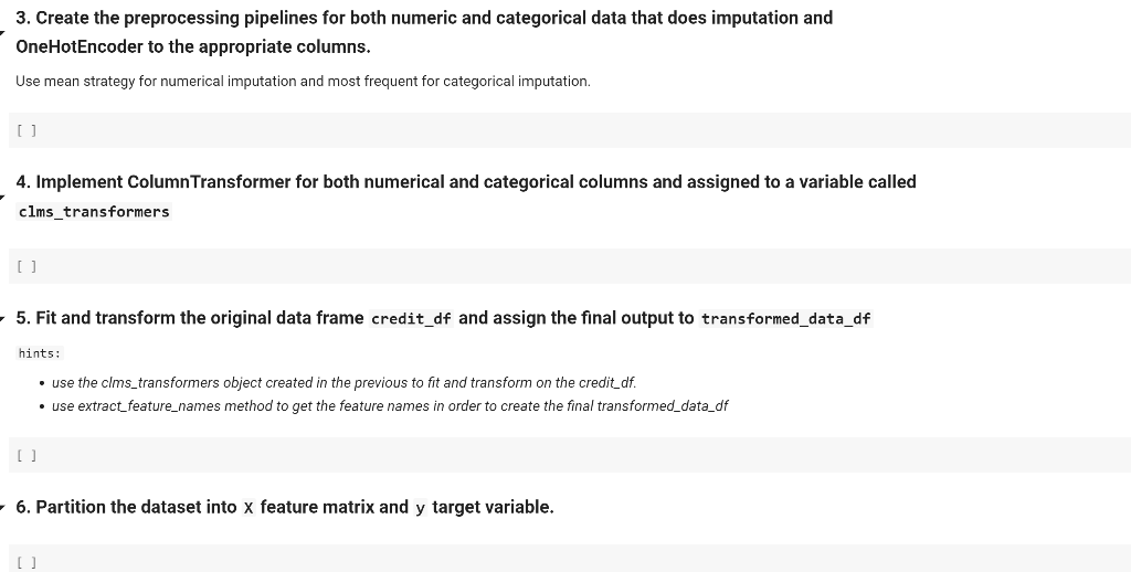 Solved Problem: Use the credit. csv dataset to build | Chegg.com