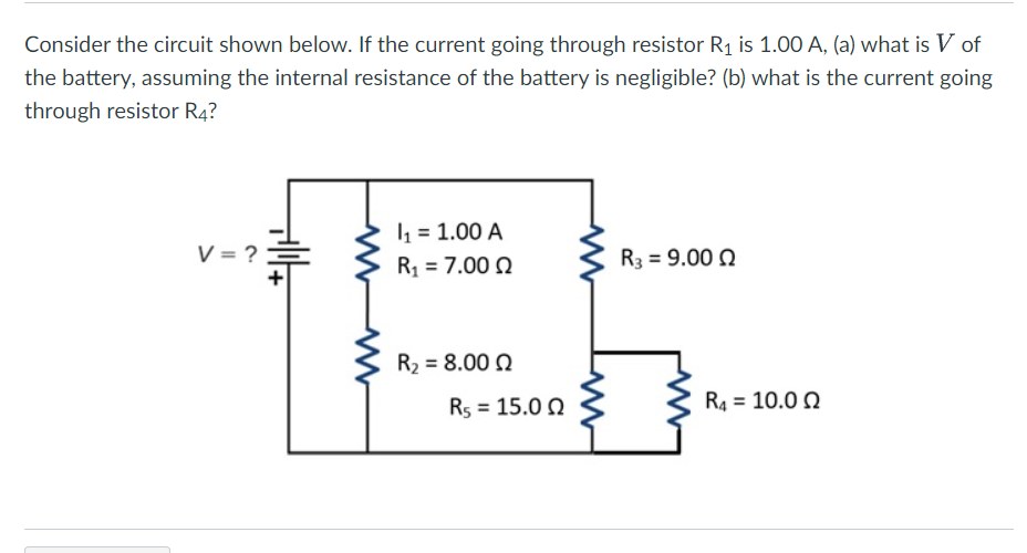 Solved If the current going through resistor R1 ﻿is | Chegg.com