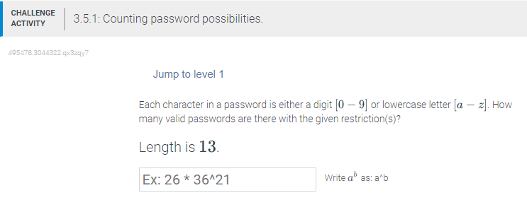 Solved Each character in a password is either a digit [0−9] | Chegg.com