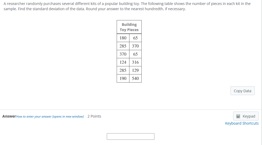 Solved A researcher randomly purchases several different | Chegg.com