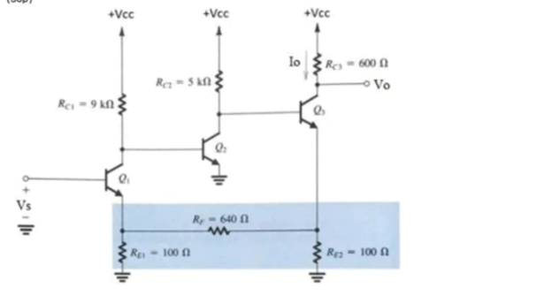 Solved For all transistors beta = 100 R0=infinity. For | Chegg.com