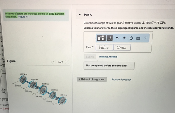 Solved A series of gears are mounted on the 47-mm-diameter | Chegg.com