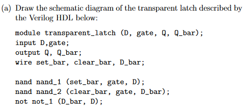 Solved (a) Draw the schematic diagram of the transparent | Chegg.com