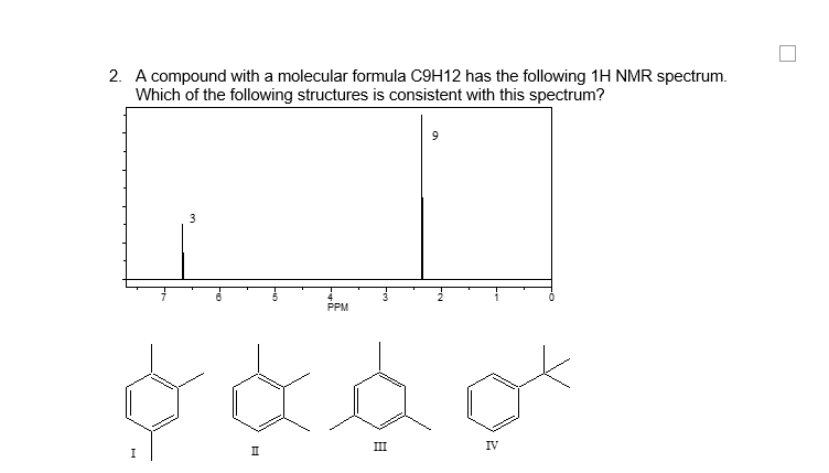 Solved 1. How would you use 1H NMR spectroscopy to | Chegg.com