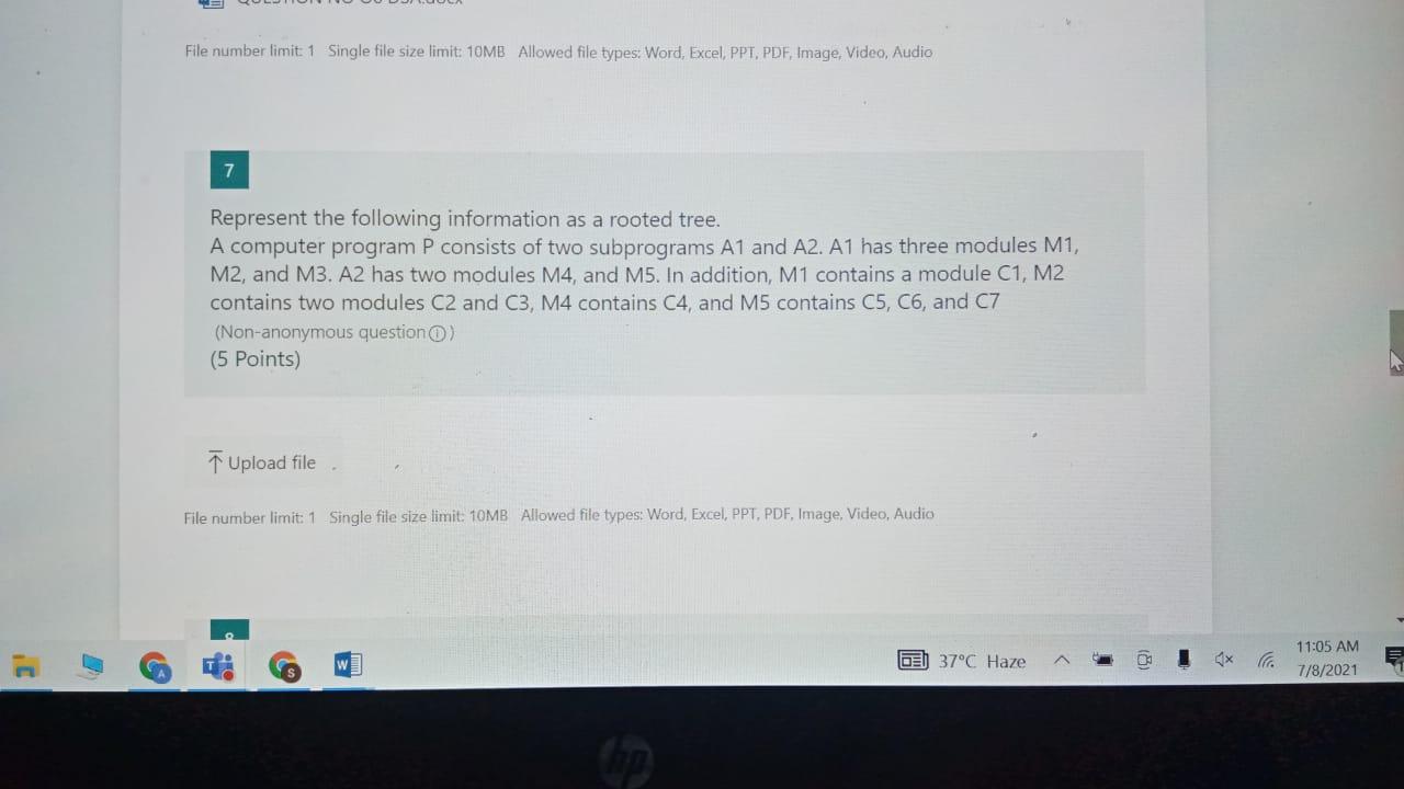 Solved File number limit 1 Single file size limit 10MB | Chegg.com