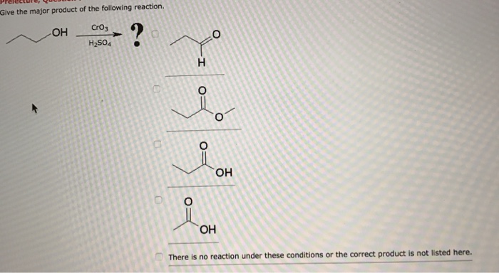 Solved Give the major product of the following reaction. | Chegg.com Solved Give the major product of the following reaction. | Chegg.com