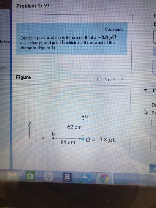 Solved Problem 17.27 Constants Consider point a which is 62 | Chegg.com