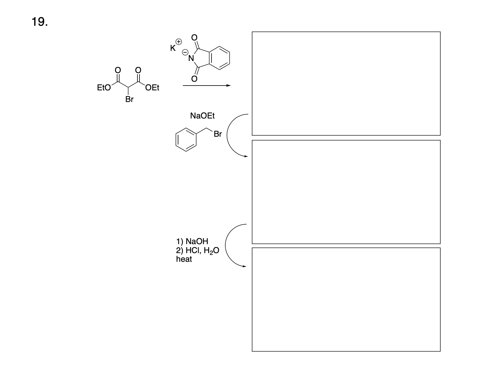Solved IV. ﻿Predict the products. Draw the expected | Chegg.com