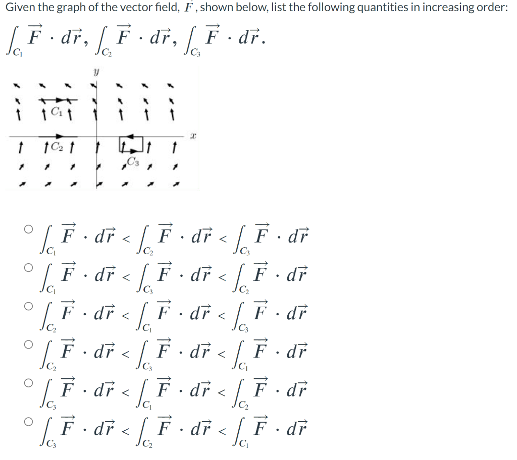 Solved ∫c1f⋅dr ∫c2f⋅dr ∫c3f⋅dr ∫c1f⋅dr