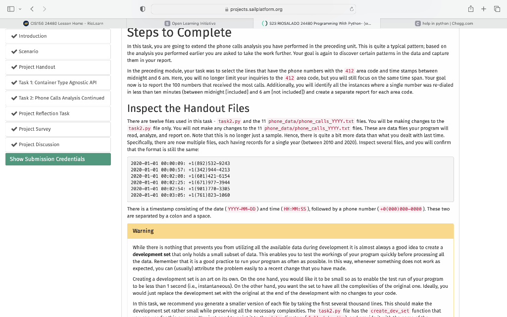 Solved Needing help with TODO task 1 in python. My input | Chegg.com