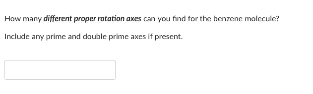 Solved How many different proper rotation axes can you find | Chegg.com