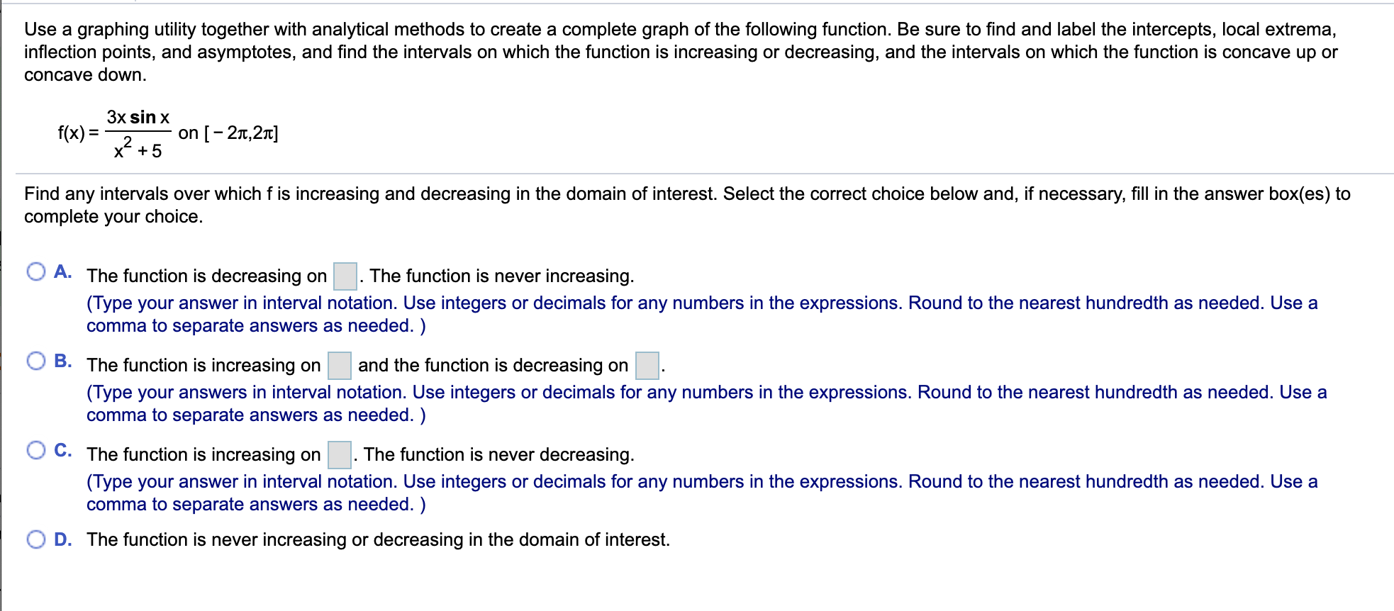 Solved Use a graphing utility together with analytical | Chegg.com