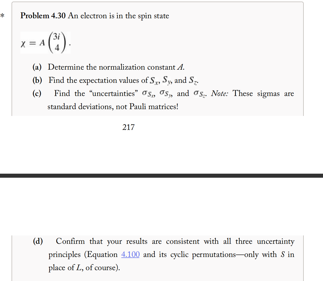 (d) ﻿Confirm that your results are consistent with | Chegg.com