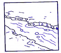 Solved The picture shows afast-moving stream.What will most | Chegg.com