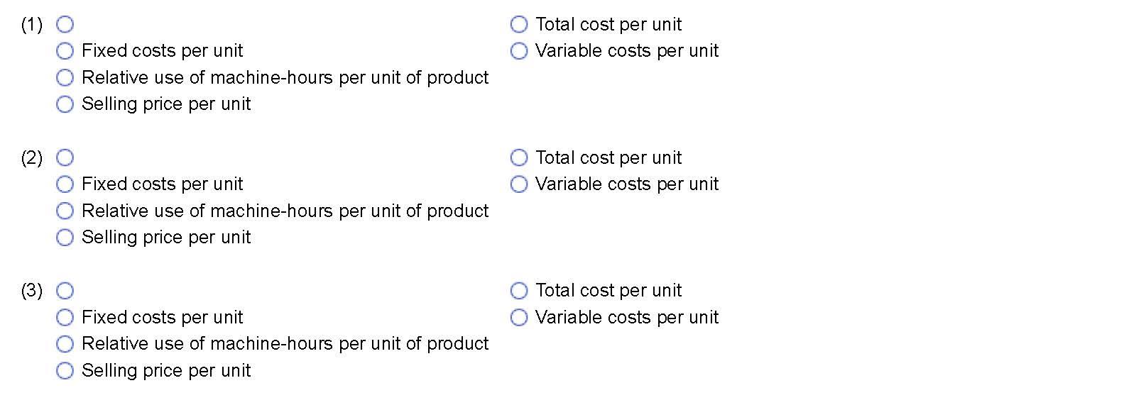 Solved 2. Fitness World, Inc., produces two basic types of | Chegg.com Solved 2. Fitness World, Inc., produces two basic types of | Chegg.com