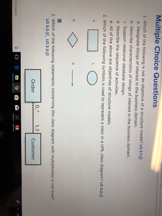 Multiple Choice Questions 1. Which of the following | Chegg.com