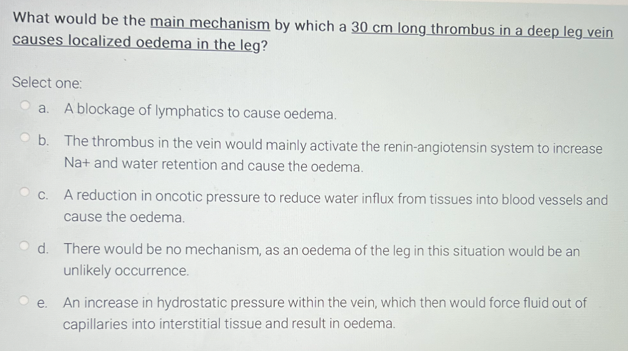 Solved What would be the main mechanism by which a 30 cm | Chegg.com