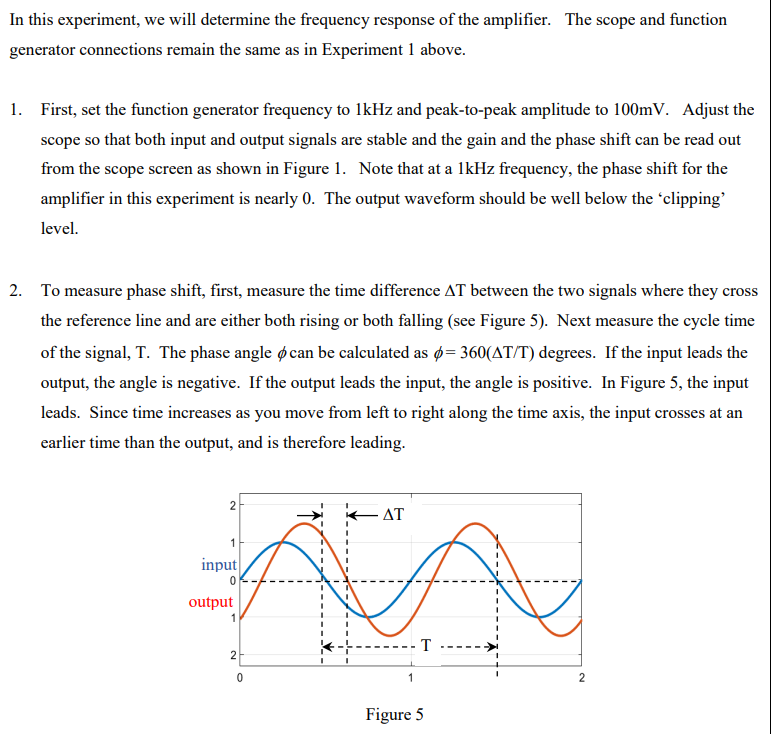 In this experiment, we will determine the frequency | Chegg.com