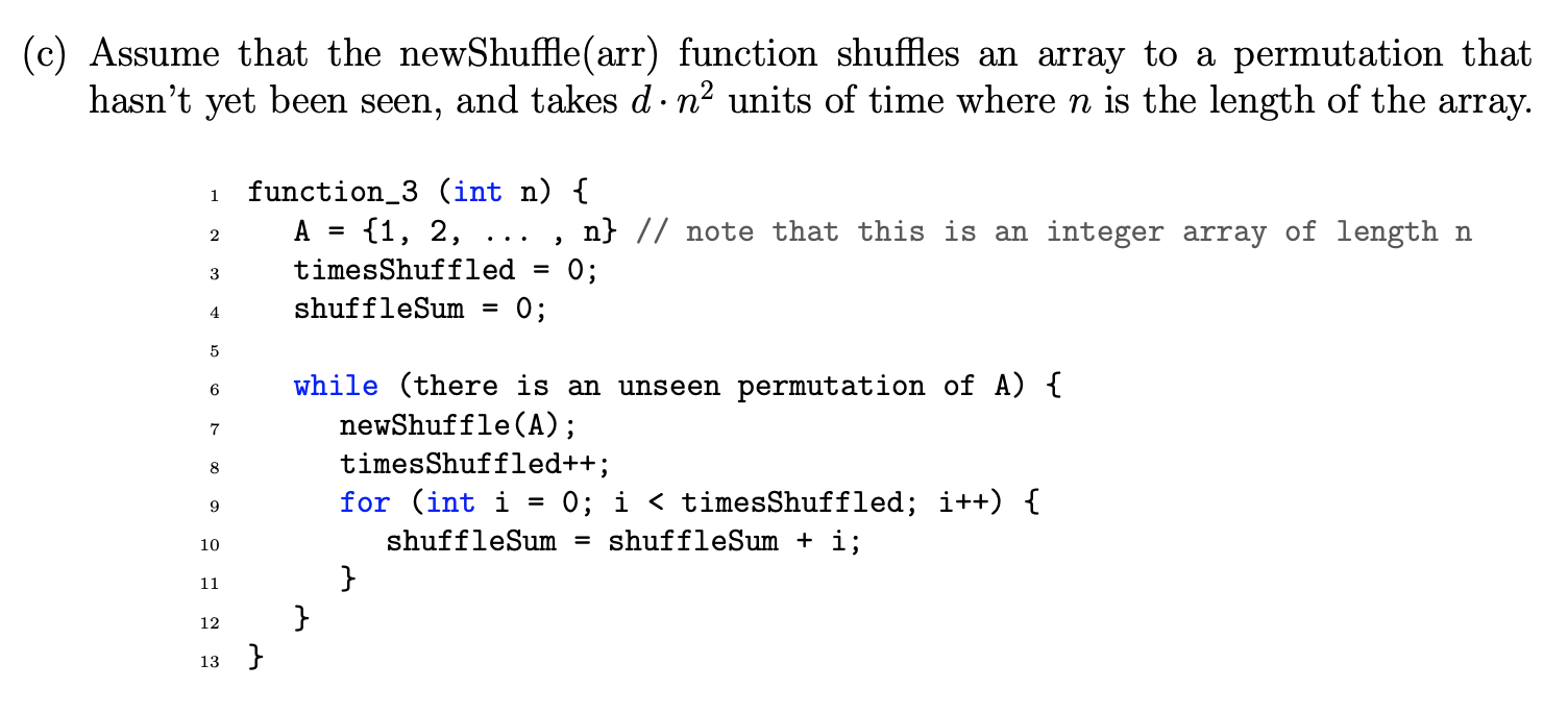 Solved Problem 5 Algorithm Runtimes 45 Pts Compute The 