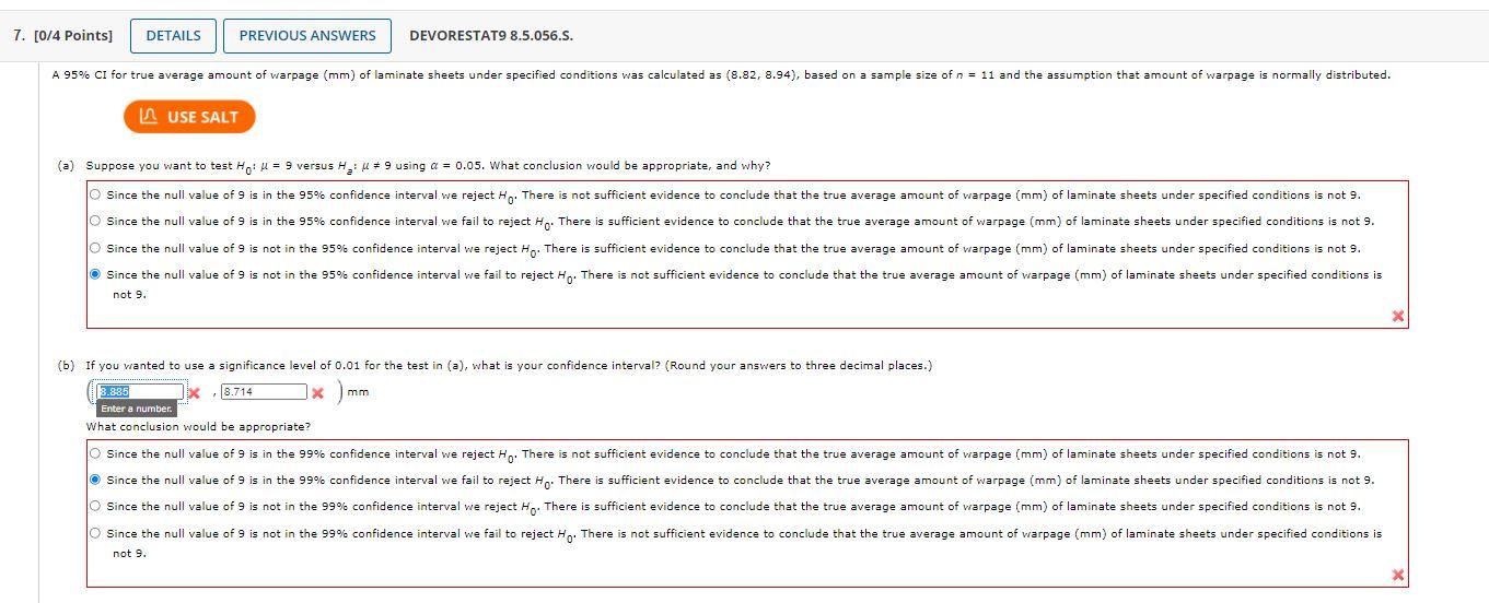 Solved 7. [0/4 Points] DETAILS PREVIOUS ANSWERS DEVORESTAT9 | Chegg.com