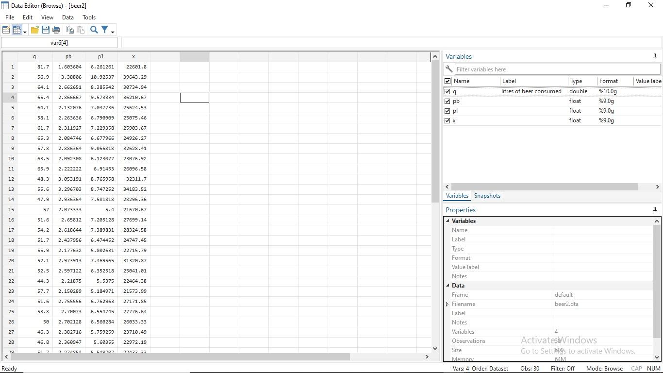 Question 3 Consider the following model of the | Chegg.com