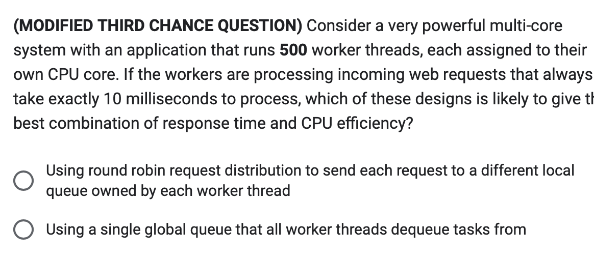 Solved (MODIFIED THIRD CHANCE QUESTION) Consider a very | Chegg.com