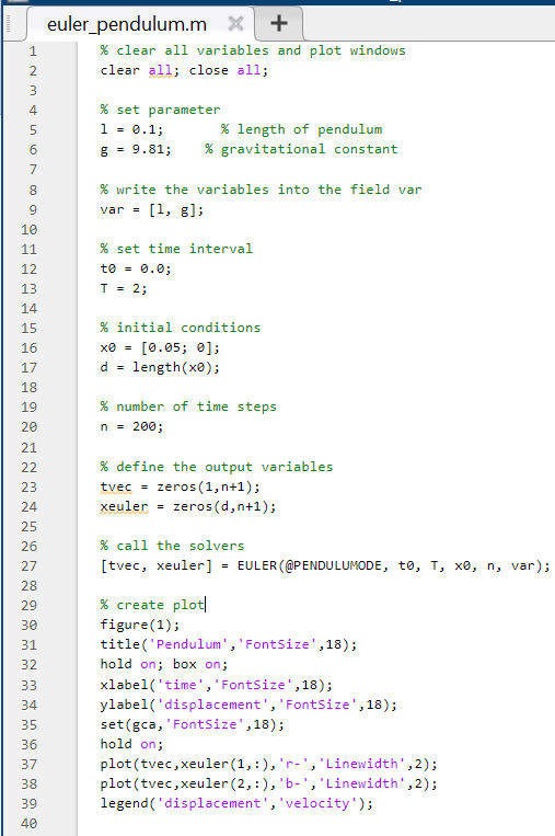Solved Exercise 2 Explicit Euler A Implement The Explicit 