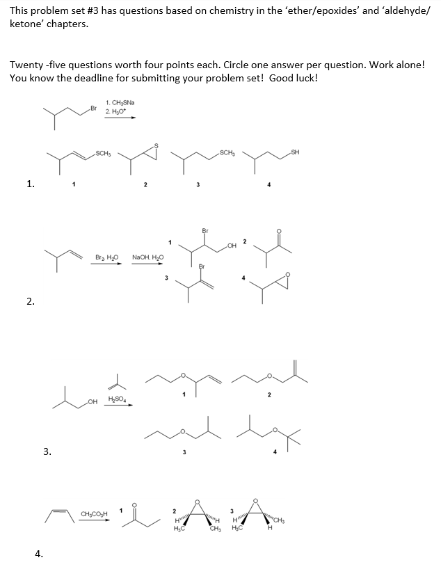 Solved This problem set #3 has questions based on chemistry | Chegg.com