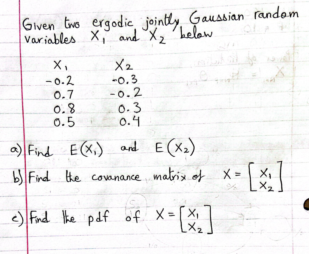 Given Two Ergodic Jointly Gaussian Random Variables 