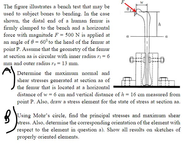 Solved The figure illustrates a bench test that may be used | Chegg.com