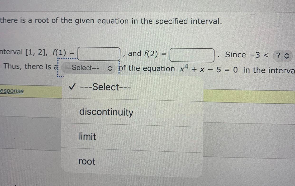 Solved Use the Intermediate Value Theorem to show that there | Chegg.com