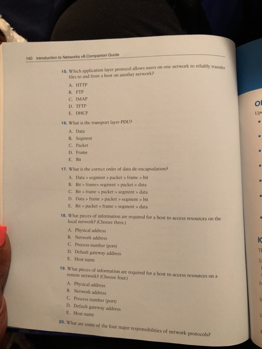 Solved Check Your Understanding Questions Complete all the | Chegg.com