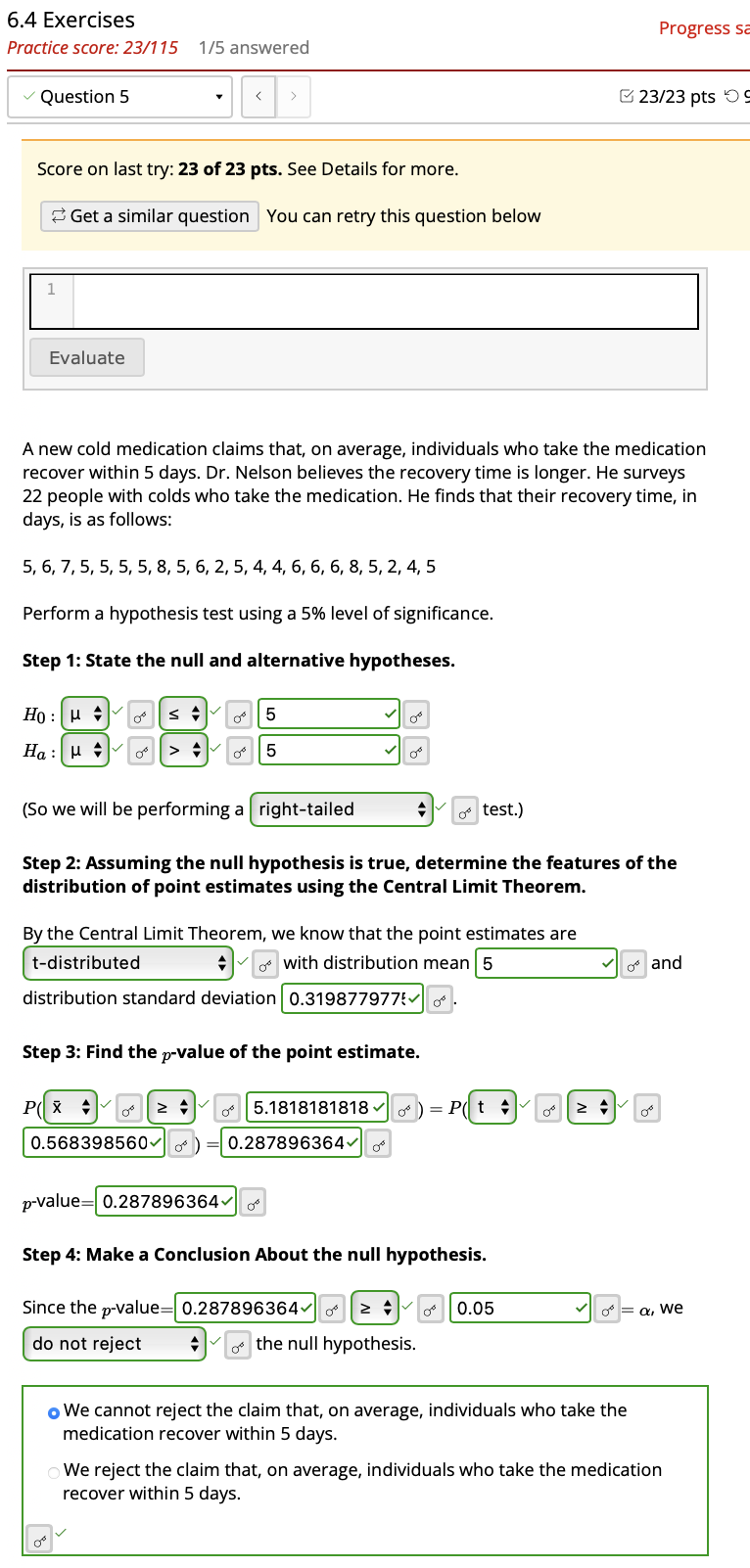 Solved MATH 140 (Statistics) Study help. Below I am | Chegg.com
