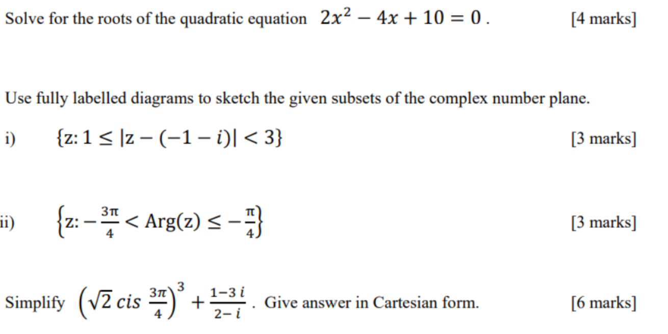 Solved Solve for the roots of the quadratic equation 2x2 - | Chegg.com