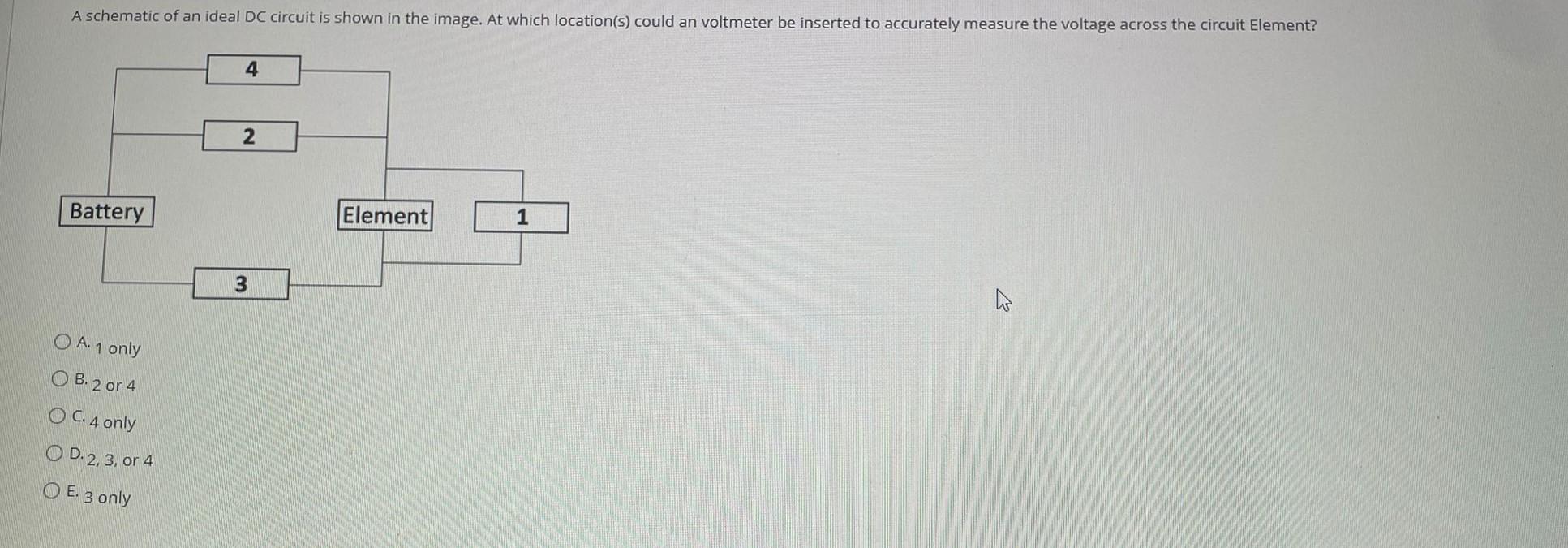 Solved A schematic of an ideal DC circuit is shown in the | Chegg.com