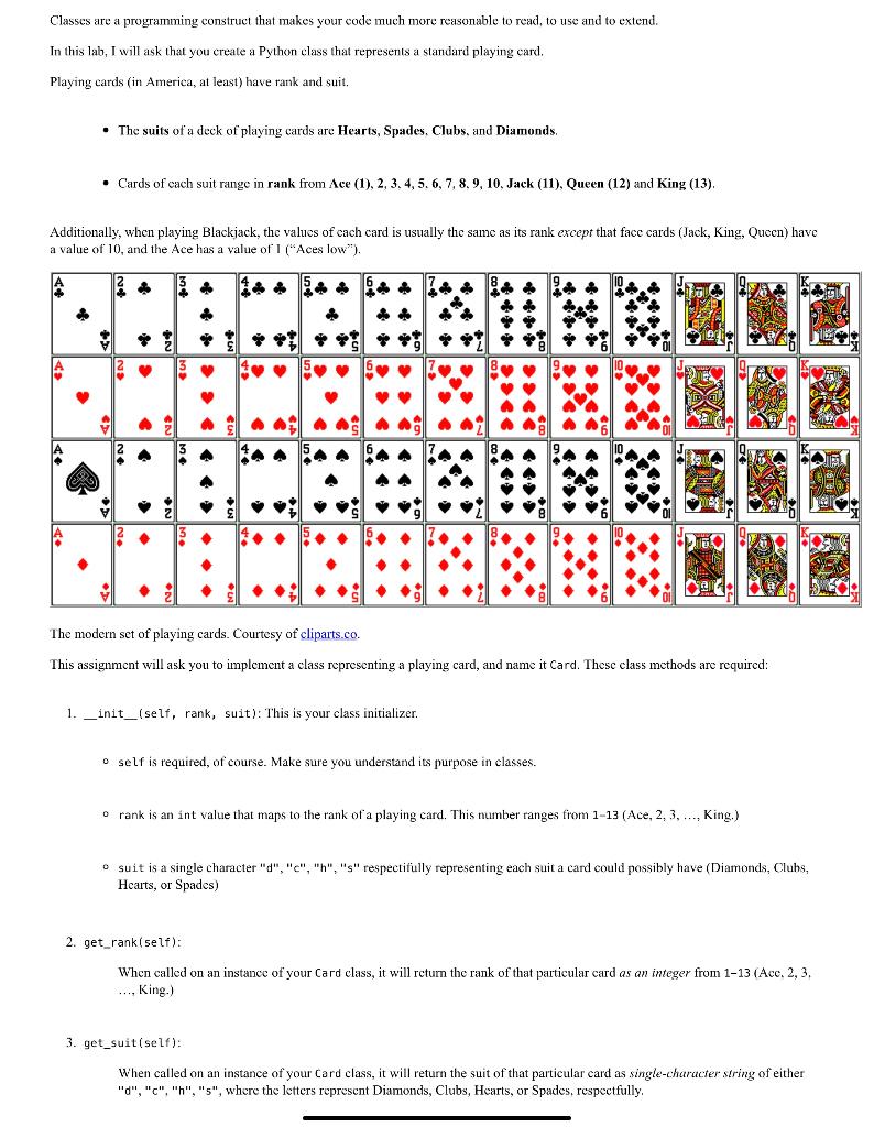 Solved Classes are a programming construct that makes your | Chegg.com