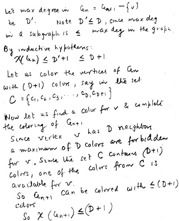 Solved Read the “notes on a graph coloring theorem” | Chegg.com