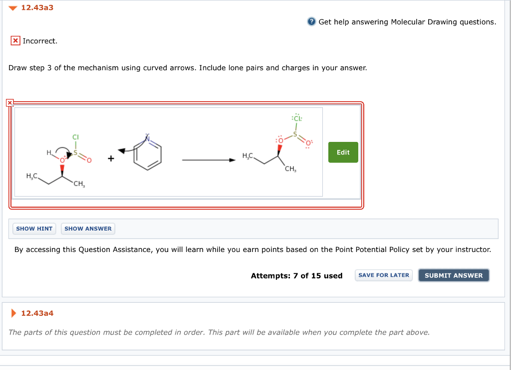 Solved Practice Problem 12.43a Draw a mechanism for the | Chegg.com