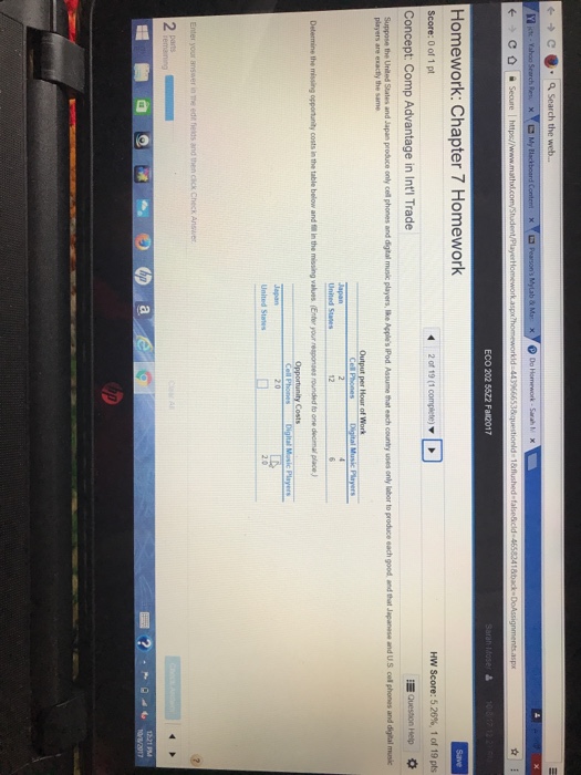 Solved Do ECO 202 5522 Fal2017 Homework: Chapter 7 Homework | Chegg.com