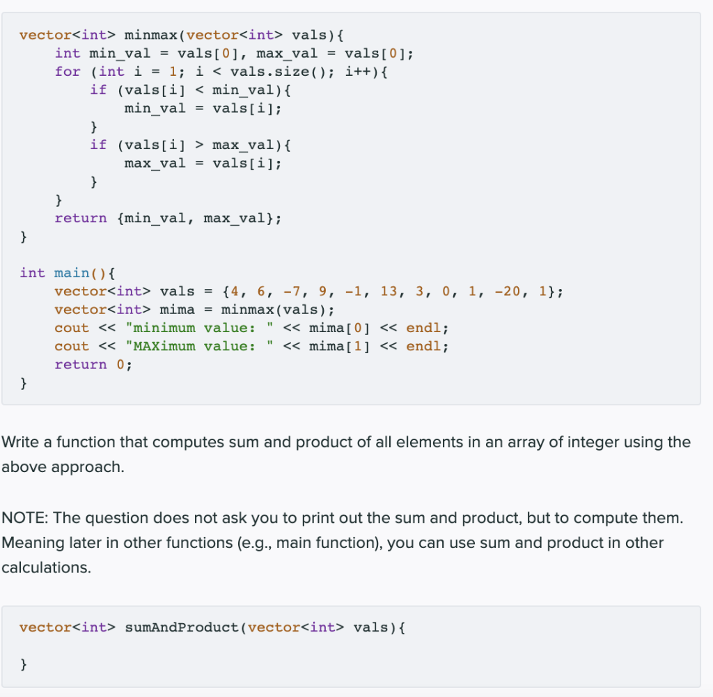 Solved C++ only put comments so i can understand and learn. | Chegg.com