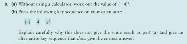 Solved 8. (a) Without using a calculator, work out the value | Chegg.com