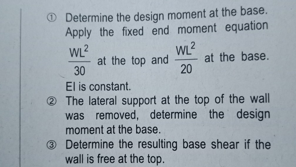 Solved A9 m. high retaining wall is laterally supported at | Chegg.com