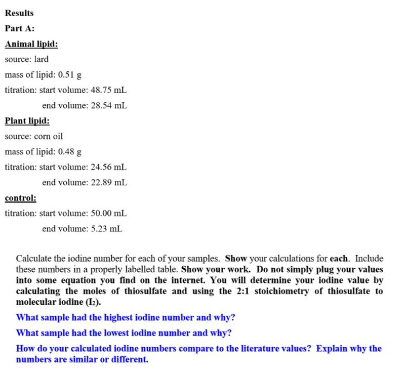 Solved I found the Wijs equation online, but the | Chegg.com