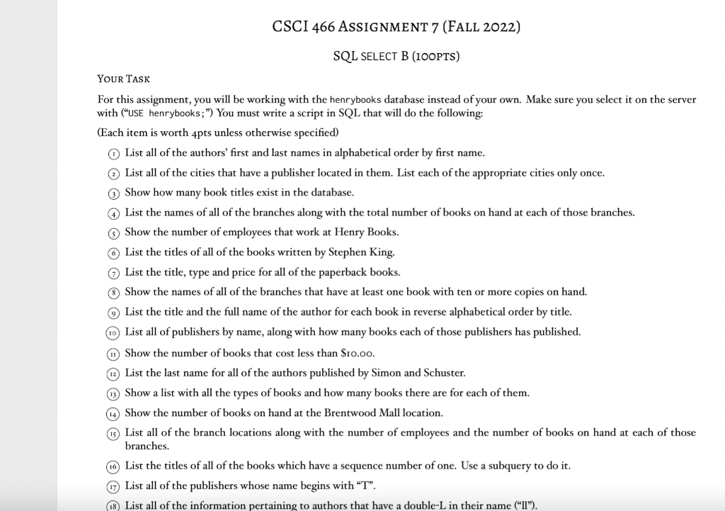 Solved Your Task For This Assignment You Will Be Working 